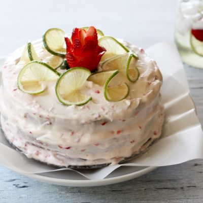 Strawberry Limeade Amish Friendship Bread Cake