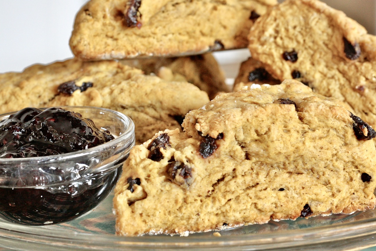 Pumpkin Amish Friendship Bread Scones