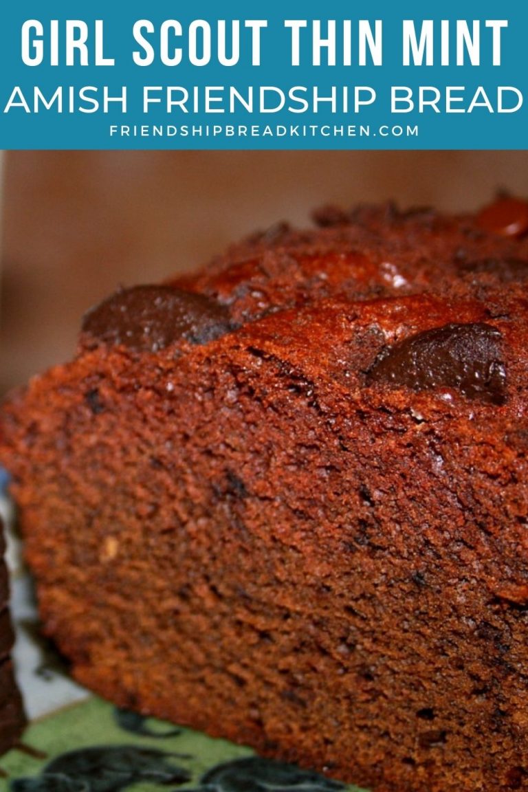 Girl Scout Thin Mint Cookie Amish Friendship Bread